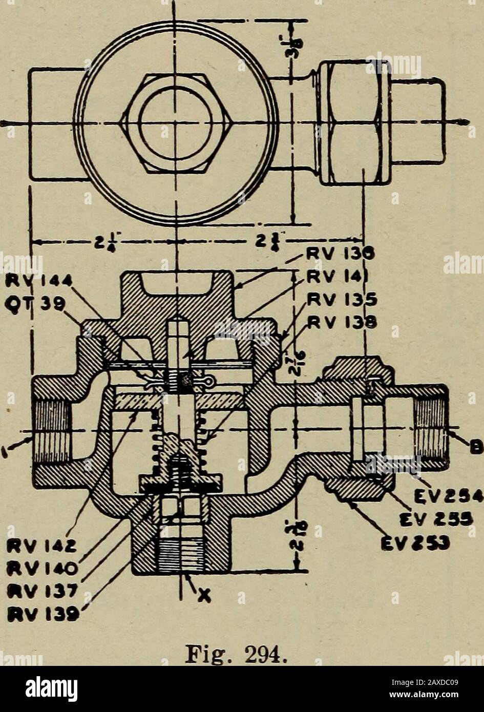 Lever Safety Valve Assembly Drawing