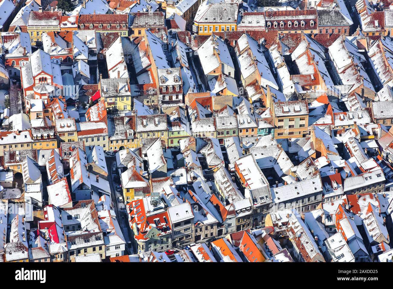 Romania city birds eye view hi-res stock photography and images - Alamy