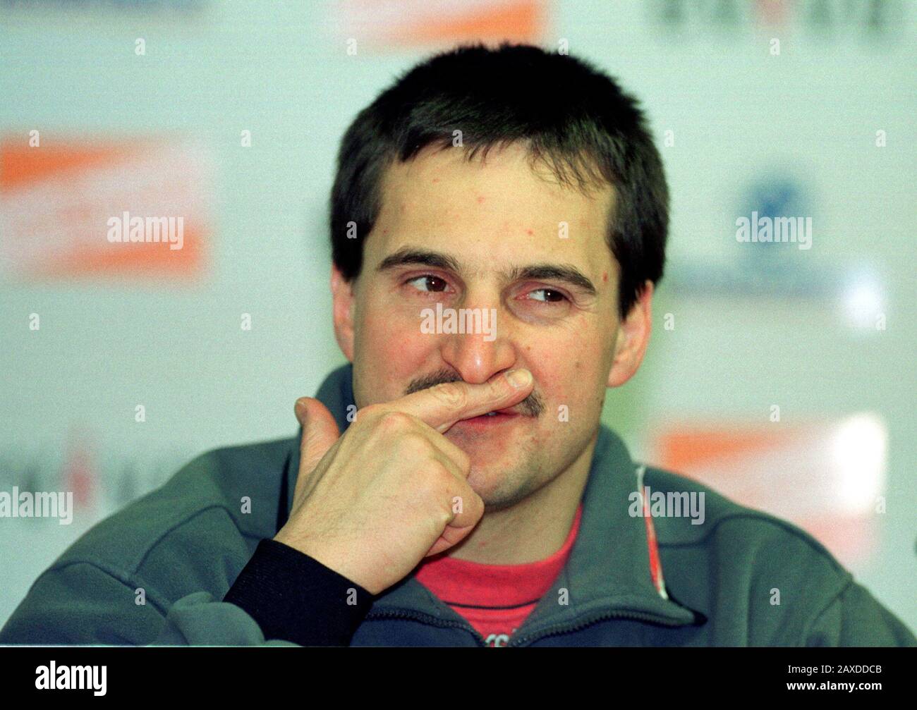 Winterberg Germany 12.1.2000, Luge: European Championships, Georg HACKL ...