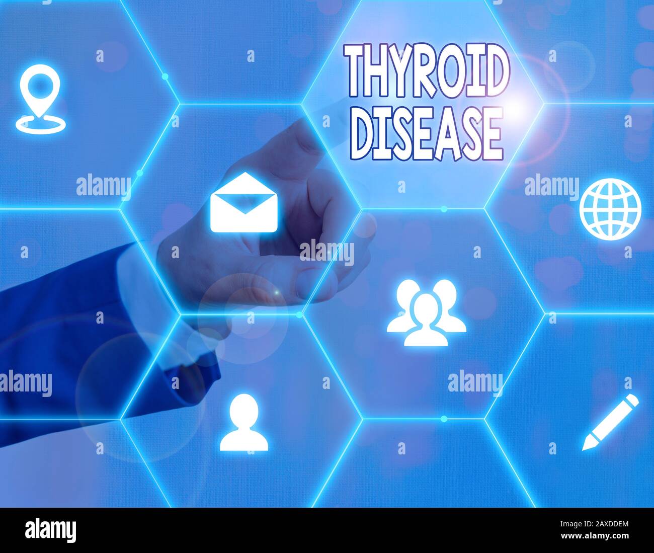 Word writing text Thyroid Disease. Business photo showcasing the ...