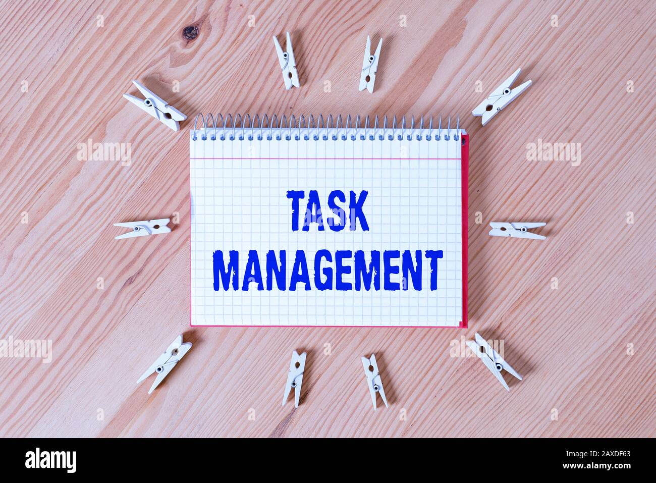 Handwriting text writing Task Management. Conceptual photo the process ...