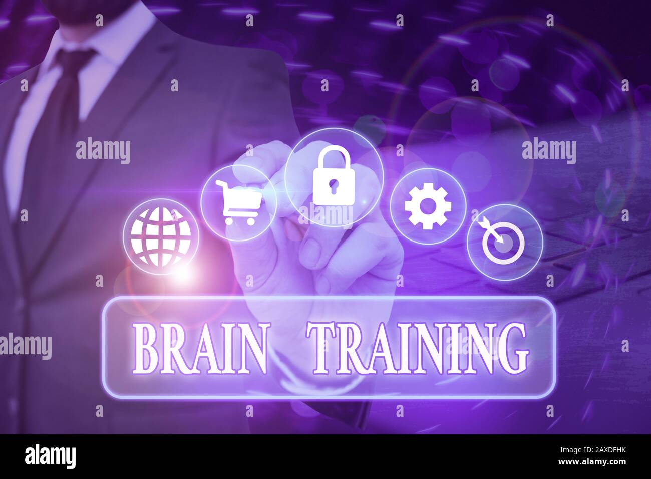 Conceptual hand writing showing Brain Training. Concept meaning mental ...