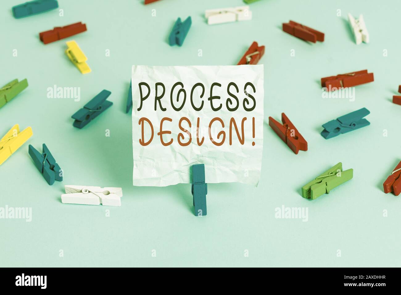 Conceptual Hand Writing Showing Process Design Concept Meaning Process Of Originating And