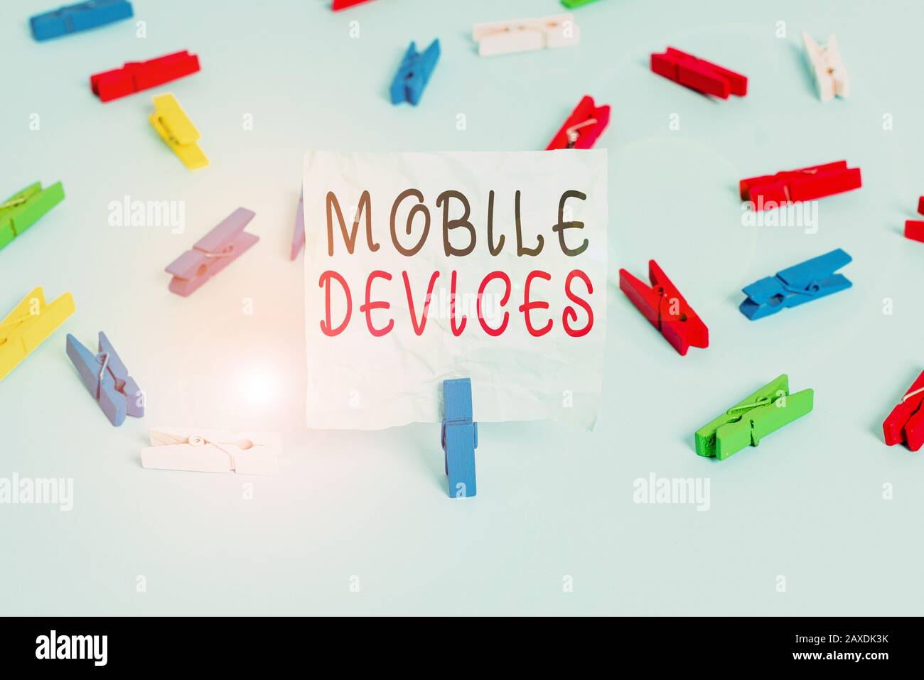 Conceptual hand writing showing Mobile Devices. Concept meaning ...