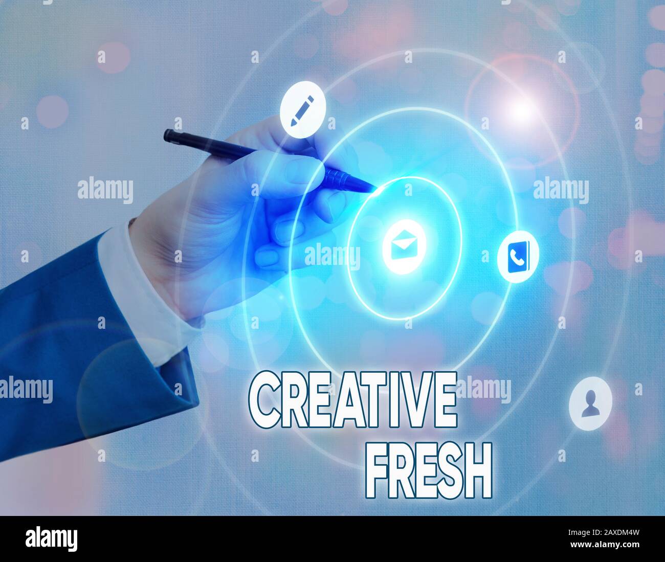 Conceptual hand writing showing Creative Fresh. Concept meaning way of ...