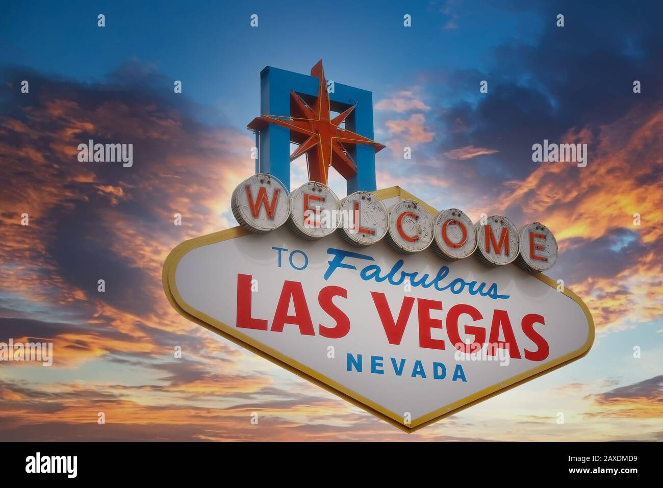 Las Vegas Sign Isolated Stock Photo - Alamy