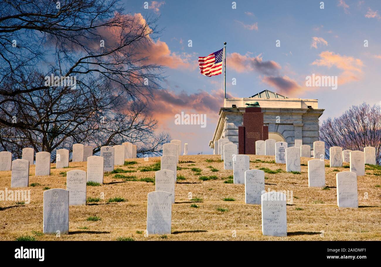 America military death burial graveyard hi-res stock photography and ...
