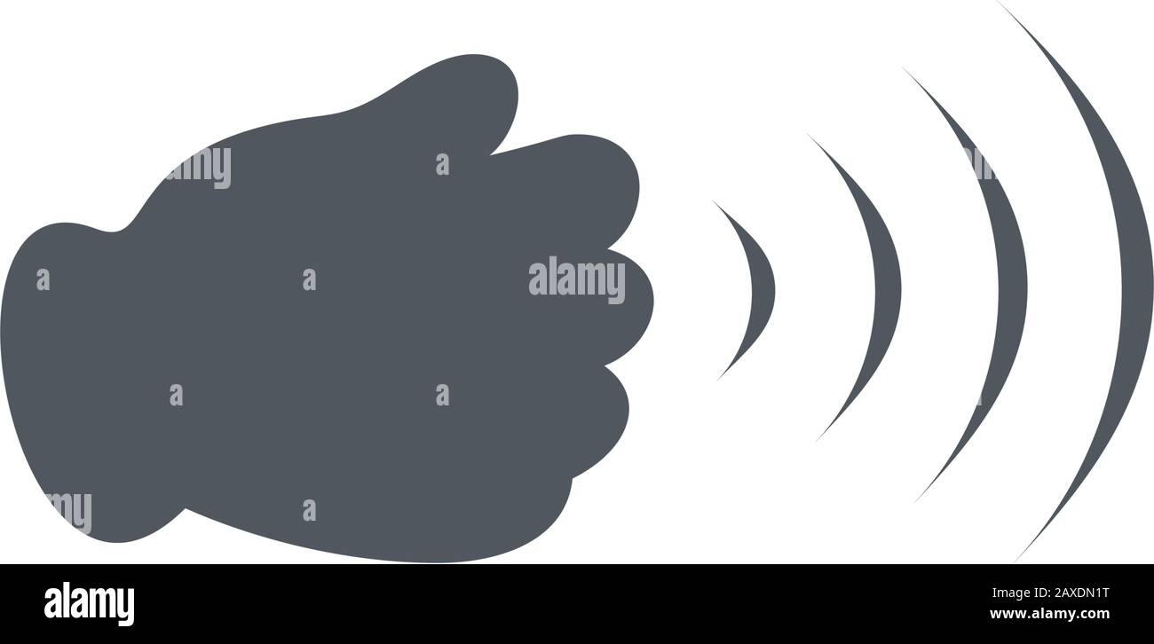 hand fist punch gesture. strong boxing fighter symbol. Stock Vector ...