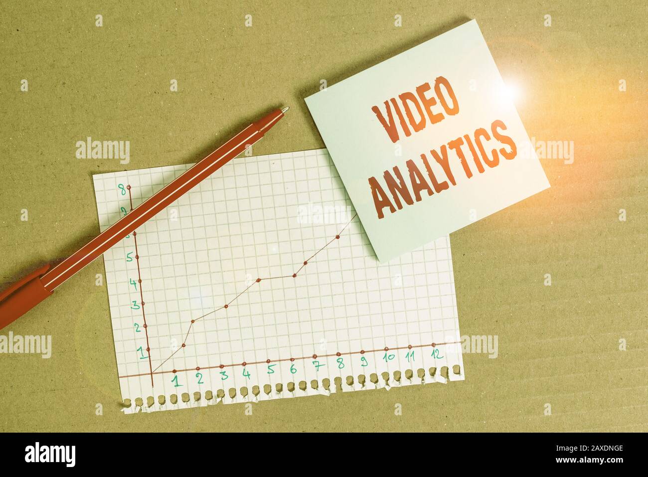 Handwriting Text Writing Video Analytics Conceptual Photo Analyzing Video To Detect And