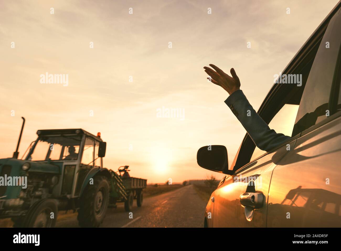 Woman reaching out her hand hi-res stock photography and images - Alamy