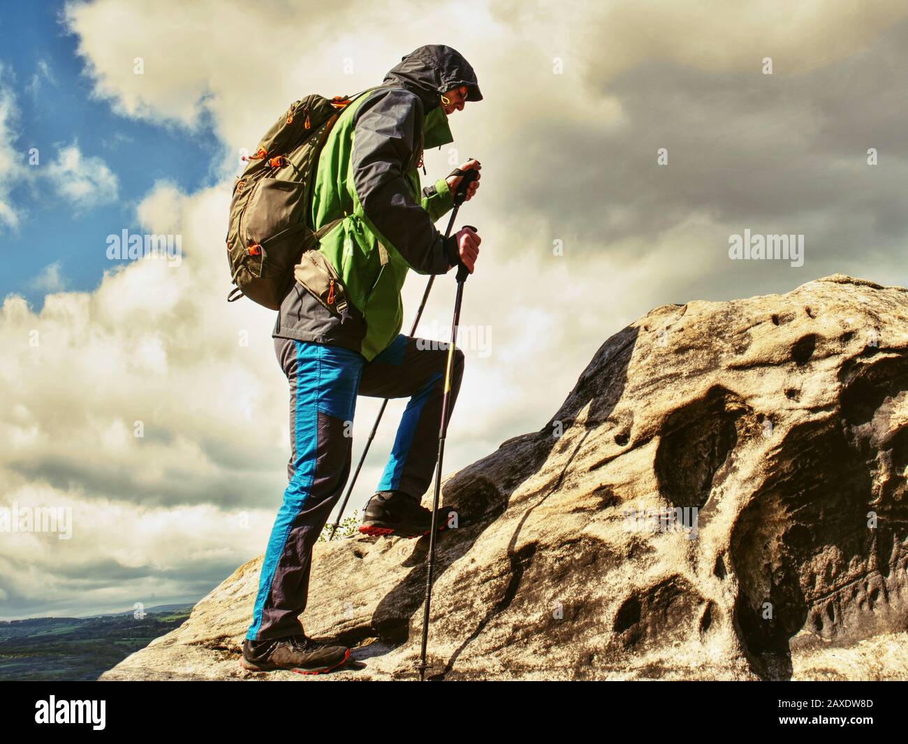 Hood up walker hi-res stock photography and images - Alamy