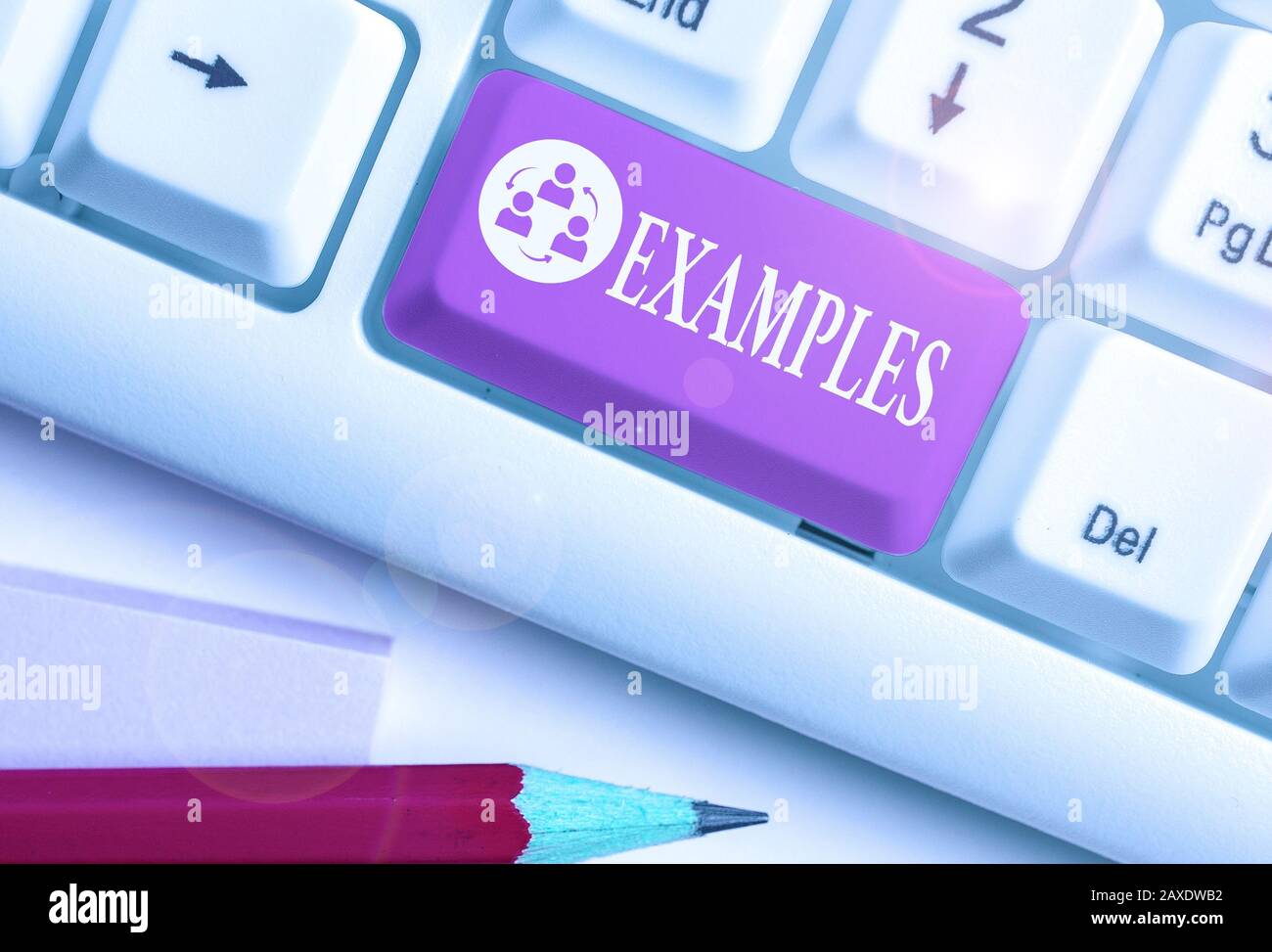 Handwriting text Examples. Conceptual photo Illustration Sample Model ...