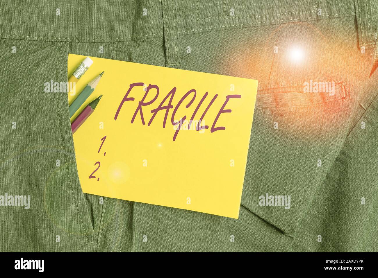 Writing note showing Fragile. Business concept for Breakable Handle ...