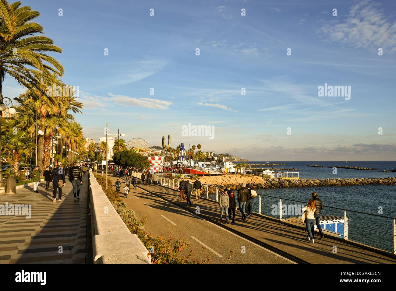 Blue pedestrian walking path hi-res stock photography and images - Alamy