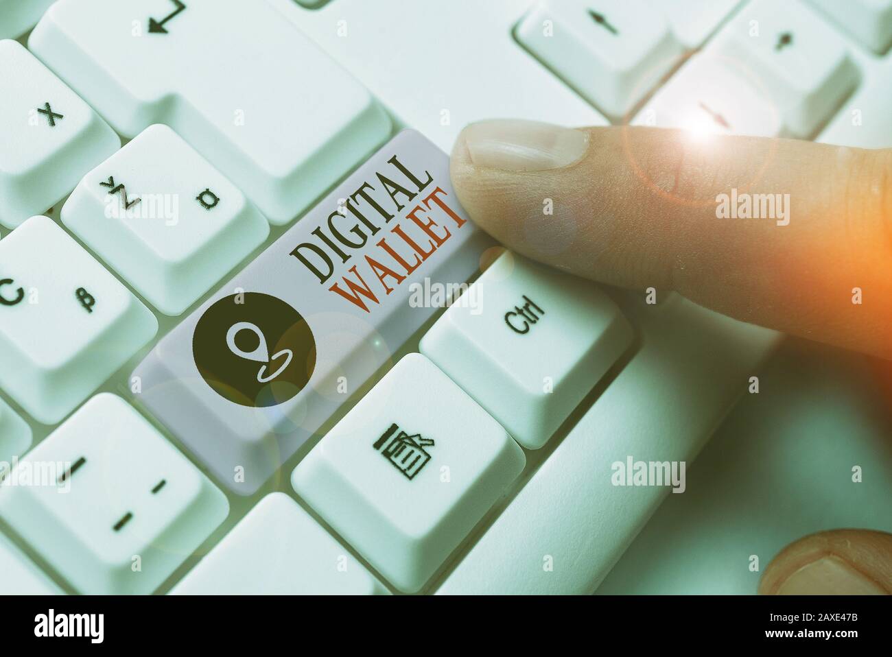 Word writing text Digital Wallet. Business photo showcasing ...
