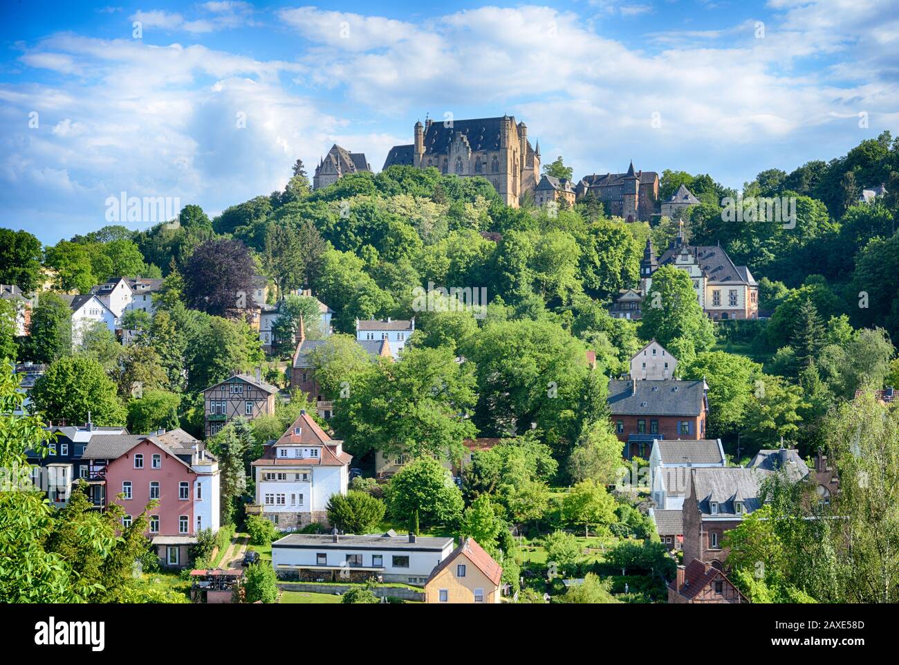 Schloss marburg ansicht hi-res stock photography and images - Alamy