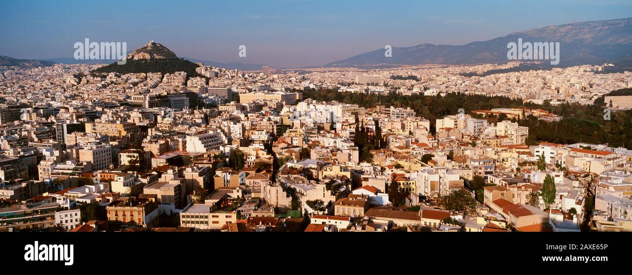 Athens skyline with color buildings hi-res stock photography and images ...