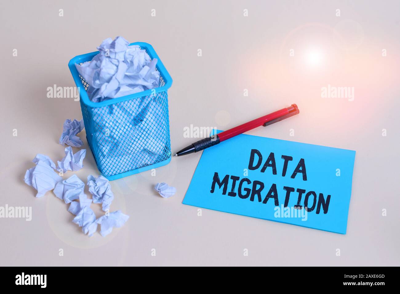Word writing text Data Migration. Business photo showcasing process of ...