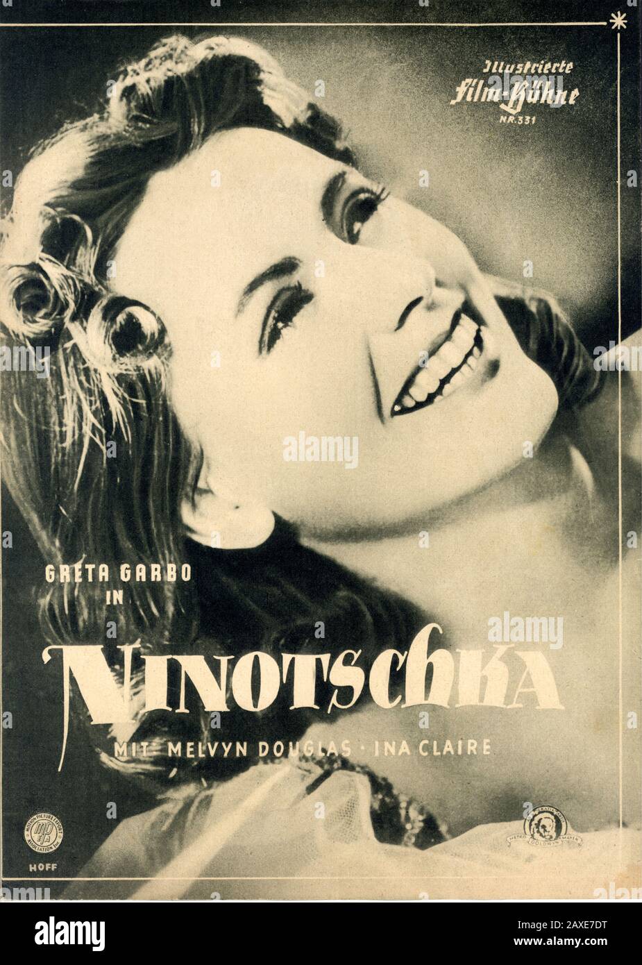 1939 : The celebrated movie actress GRETA GARBO in NINOTCHKA ( Ninotchka la bella di Mosca ) by ...