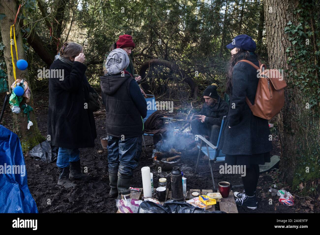 Denham, UK. 11 February, 2020. Amelia Womack (r), Deputy Leader of the ...