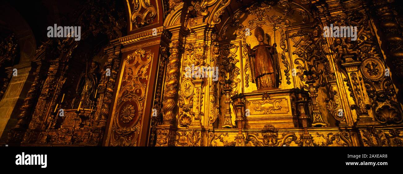 Statue In A Church, Sao Bento Monastery, Sao Paulo, Rio De Janeiro ...