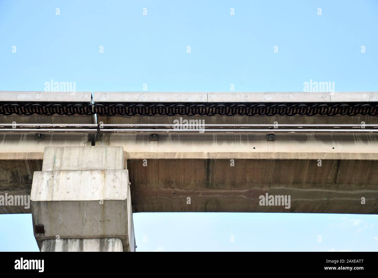 Maglev track near Longyang road station, Shanghai, China Stock Photo ...