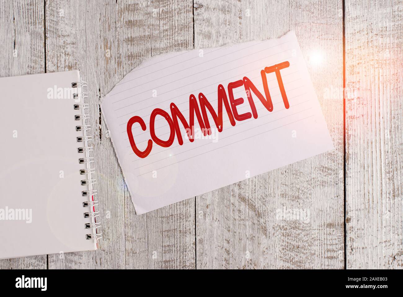 Conceptual hand writing showing Comment. Concept meaning Verbal Written ...