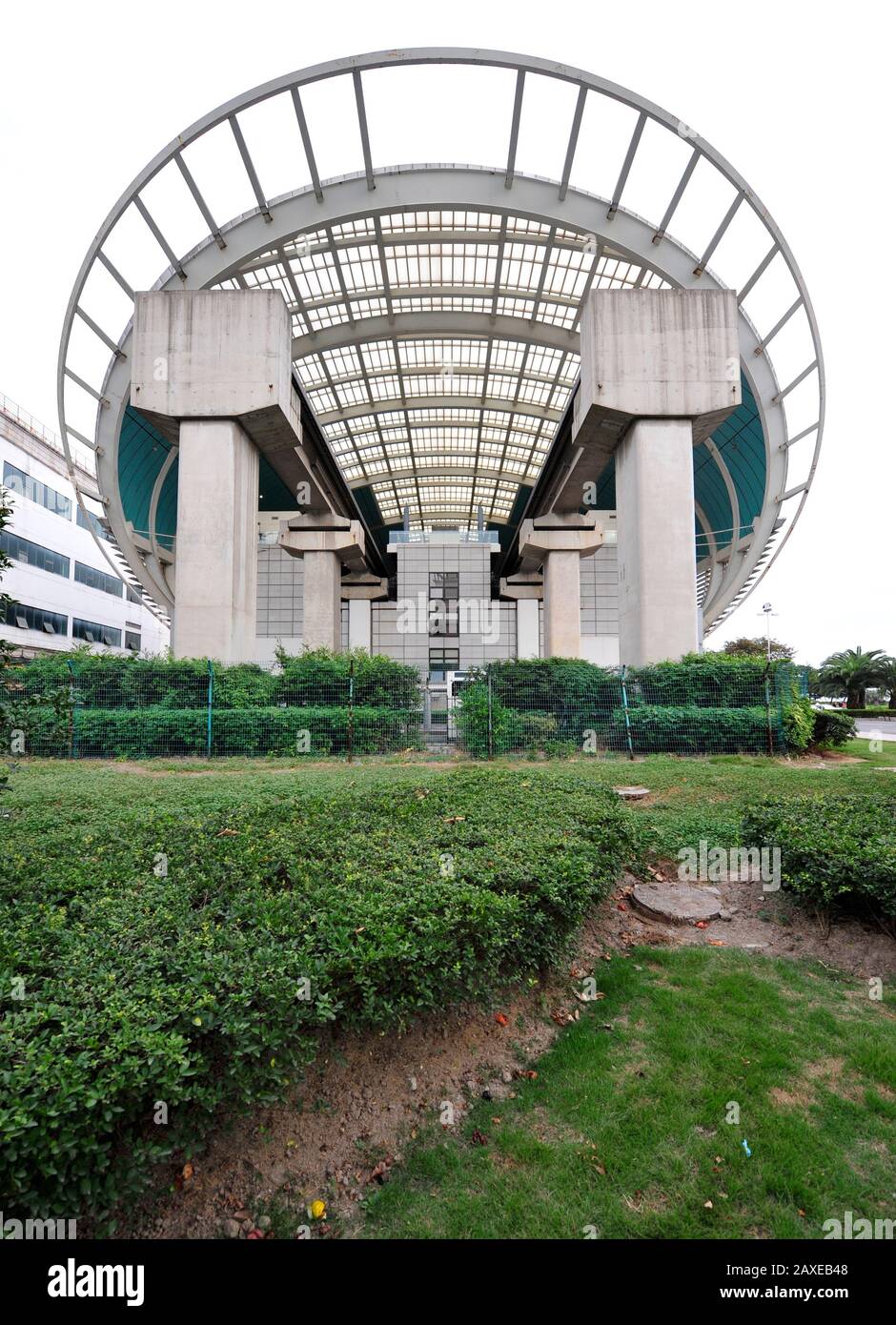 Longyang road station on the Shanghai Maglev, China Stock Photo - Alamy