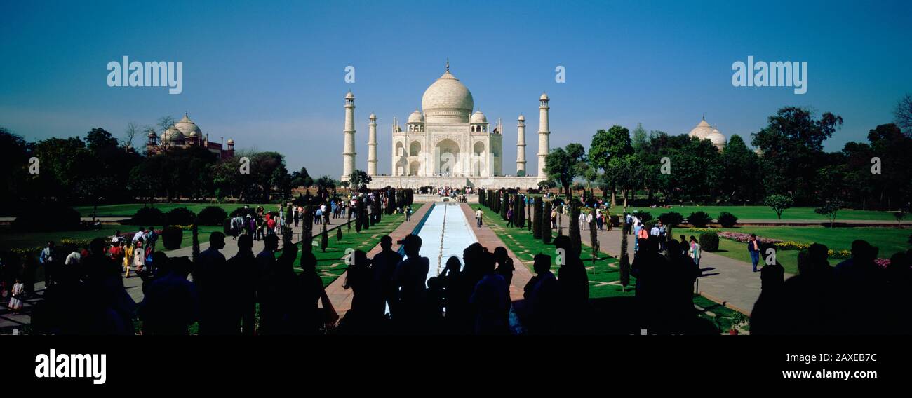 Facade of a building, Taj Mahal, Agra, Uttar Pradesh, India Stock Photo ...