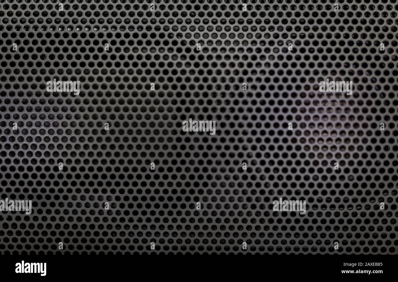 Black Bluetooth speaker texture Stock Photo - Alamy