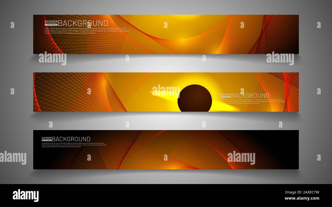 rectangular vector banner. future design technology against a black ...