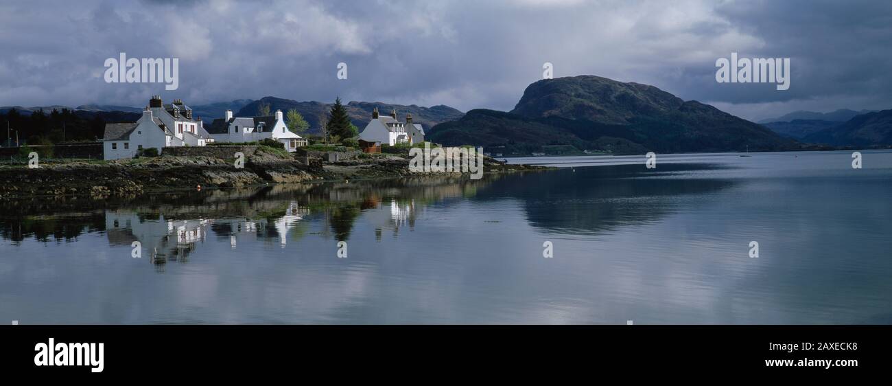 Residential Structure On The Waterfront, Plockton, Highlands, Scotland ...