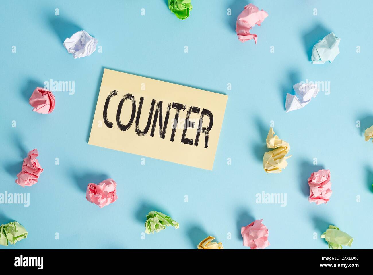 Word writing text Counter. Business photo showcasing a surface used for ...