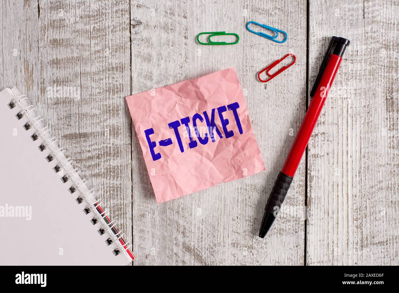 Word writing text E Ticket. Business photo showcasing Digital ticket ...
