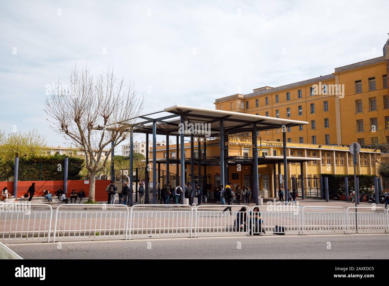 Lycée Parc Imperial in Nice, French Riviera Stock Photo - Alamy