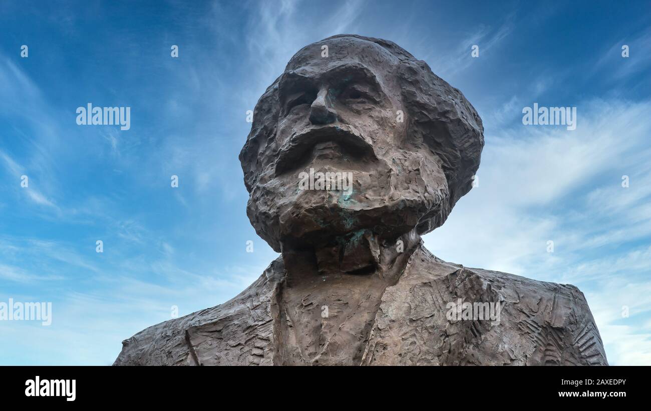 Trier marx monument hi-res stock photography and images - Alamy