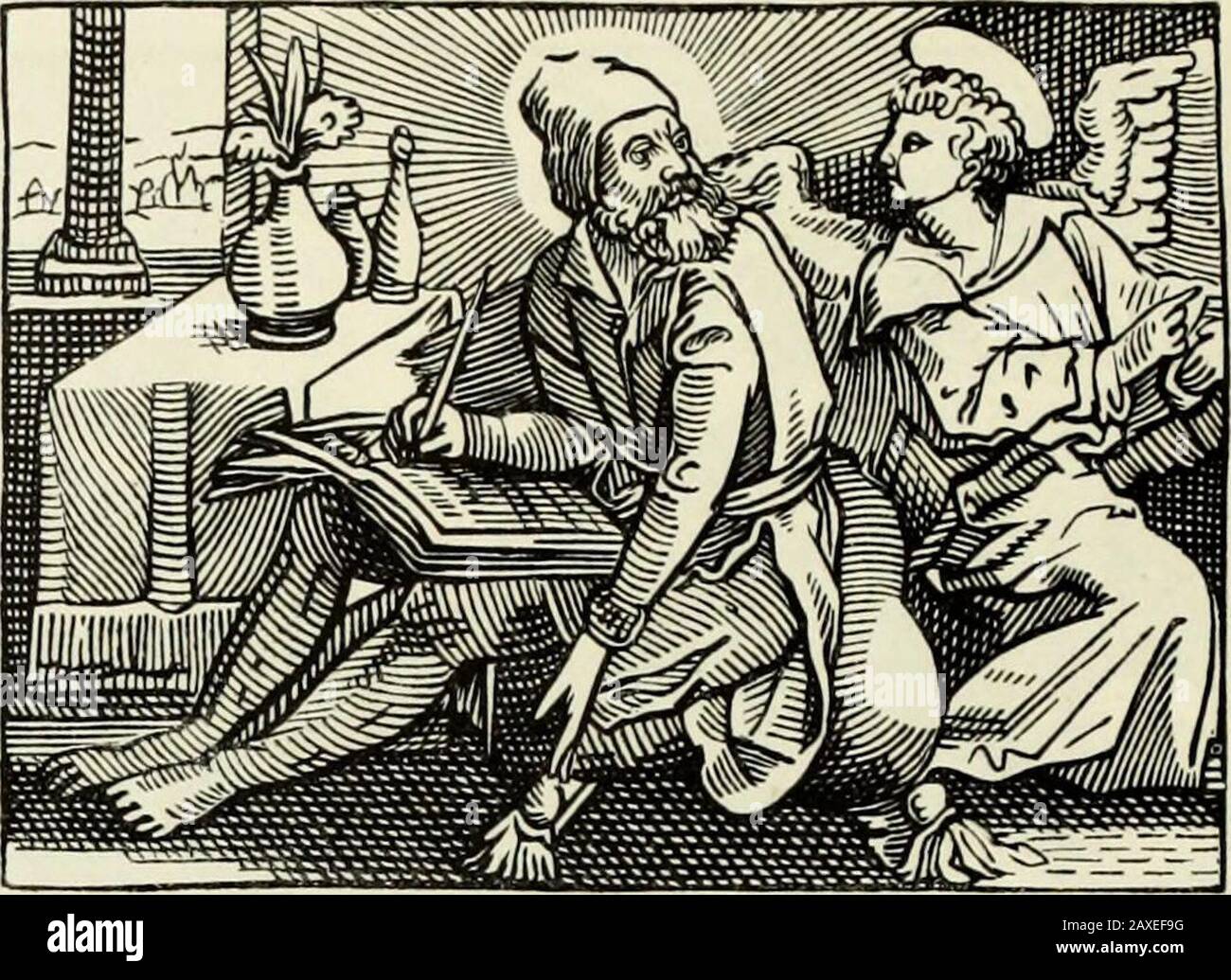 Saint Matthew Folio 18 Verso Of The Ebbo Gospels