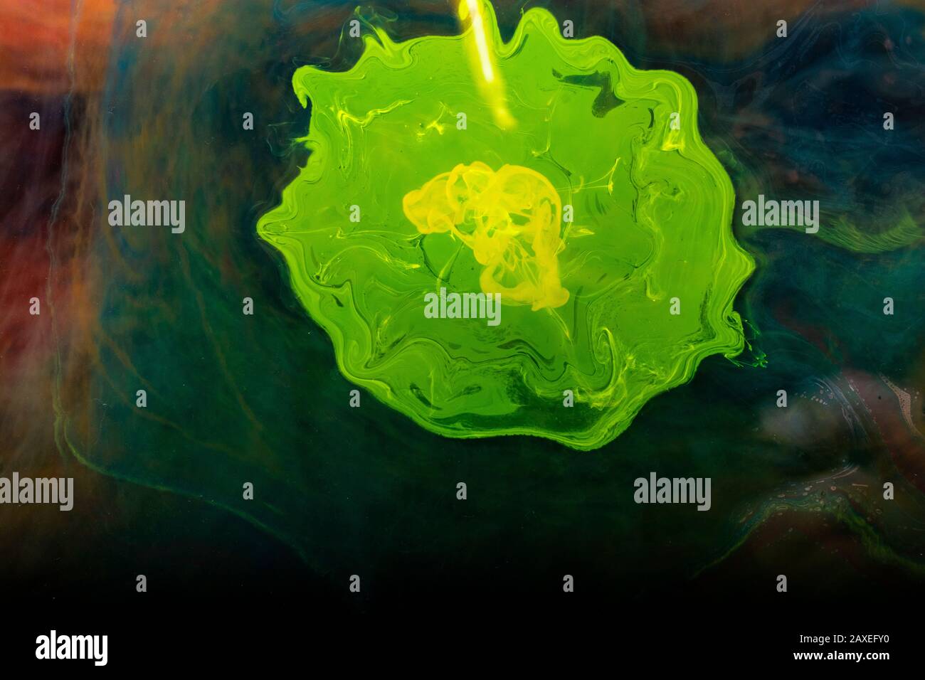 Abstract background from dense paint dissolve in water Stock Photo - Alamy