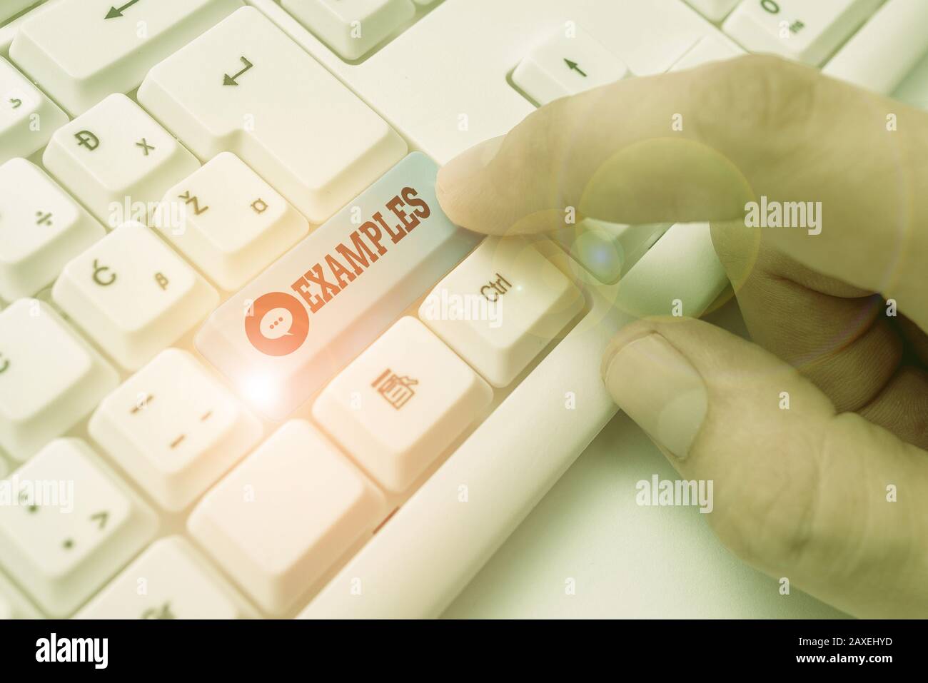 Writing note showing Examples. Business concept for Illustration Sample ...