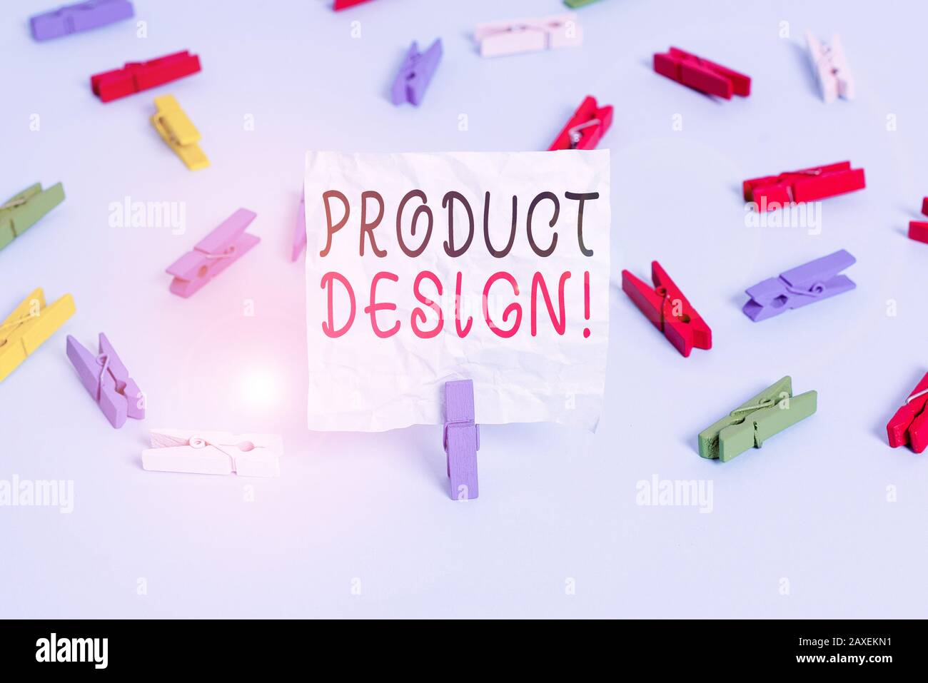 Conceptual hand writing showing Product Design. Concept meaning process of creating or improving ...