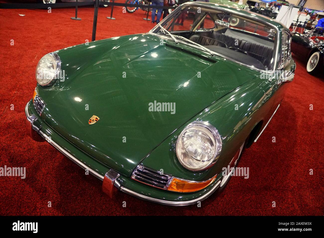 Philadelphia, Pennsylvania, U.S.A - February 9, 2020 - The green 1965 ...