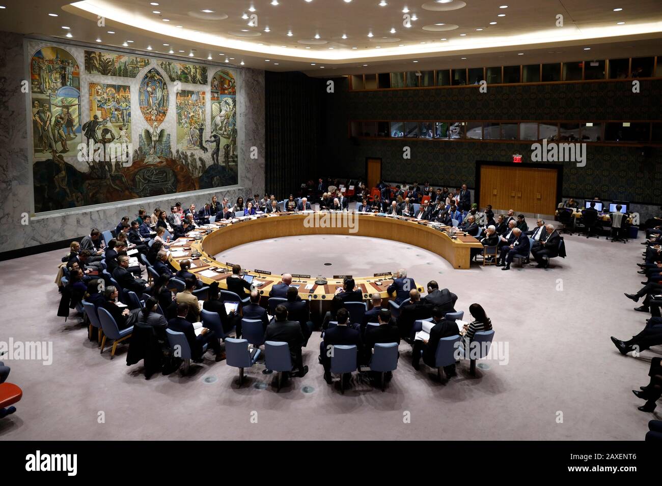 United Nations. 11th Feb, 2020. Photo taken on Feb. 11, 2020 shows the ...