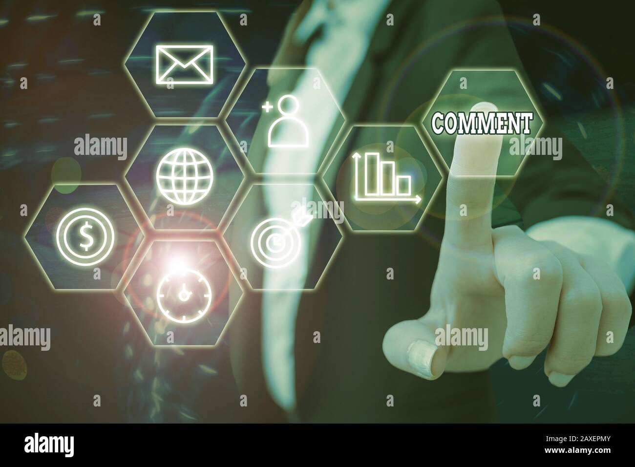 Writing note showing Comment. Business concept for Verbal Written ...