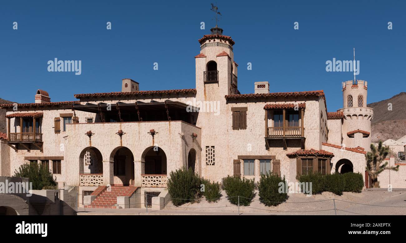 Scotty's castle nevada hi-res stock photography and images - Alamy