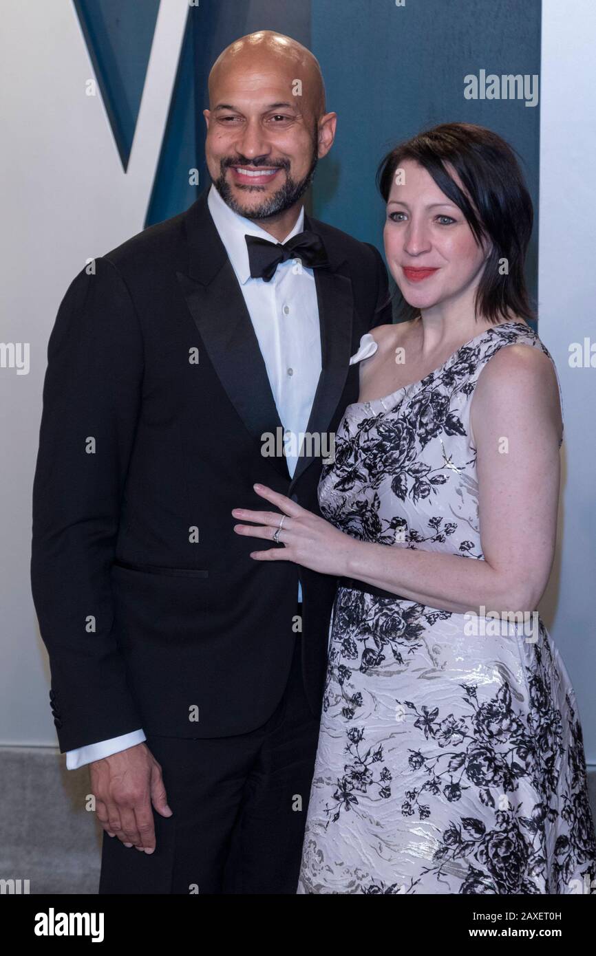 Keegan-Michael Key and Elisa Key attend the Vanity Fair Oscar Party at ...