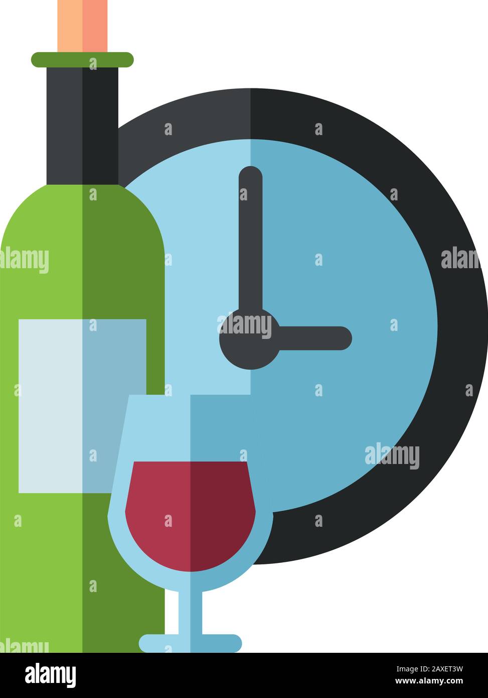 Watch drink Stock Vector Images - Alamy