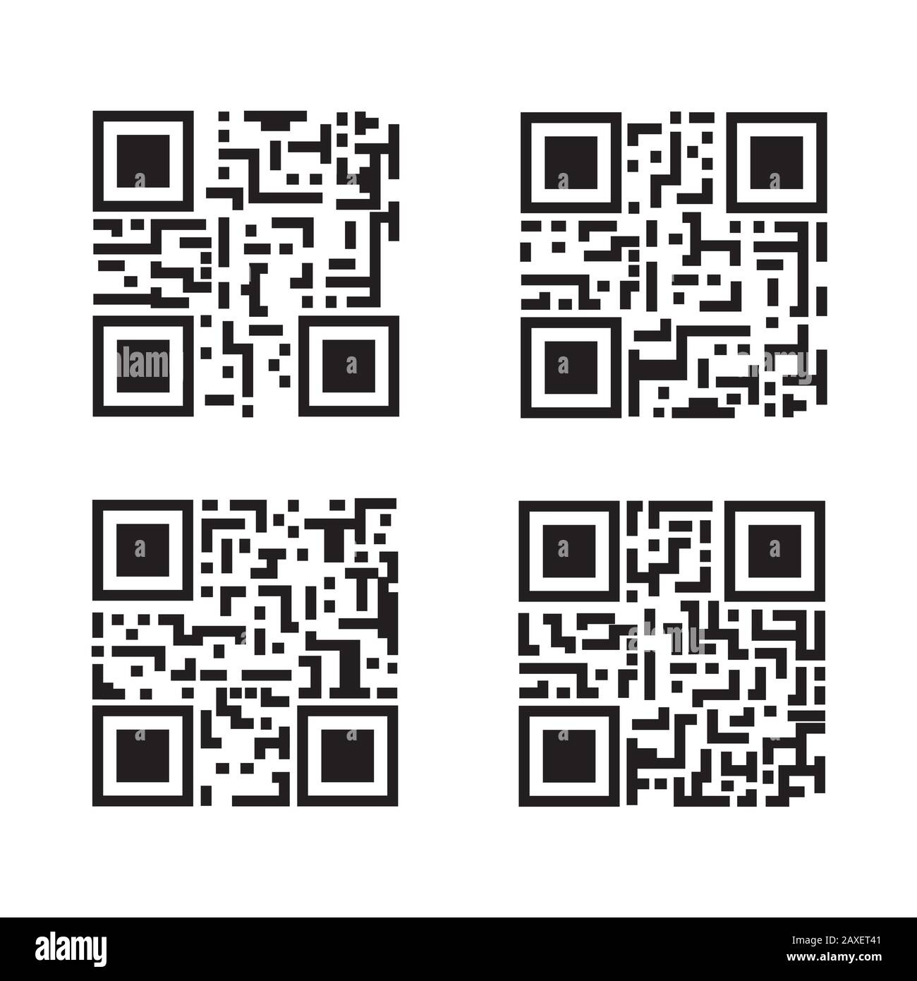 set of qr code technology Stock Vector Image & Art - Alamy