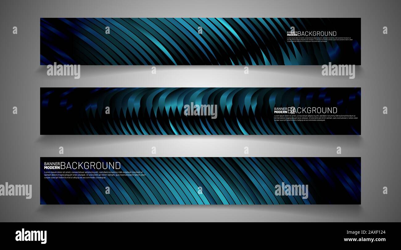 rectangular vector banner. future design technology against a black ...