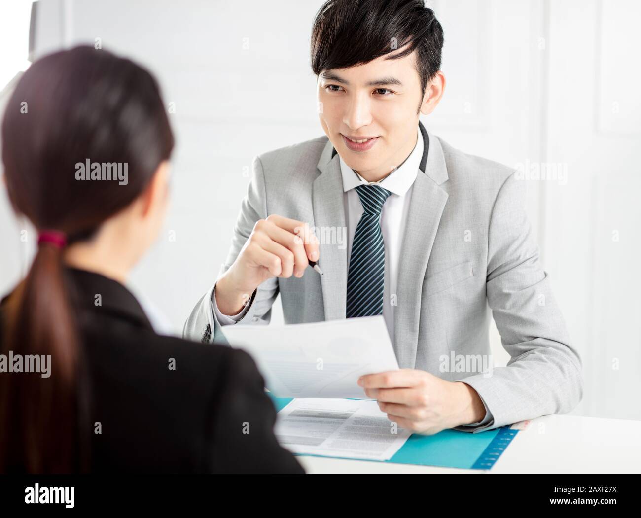 Interview investment hi-res stock photography and images - Alamy