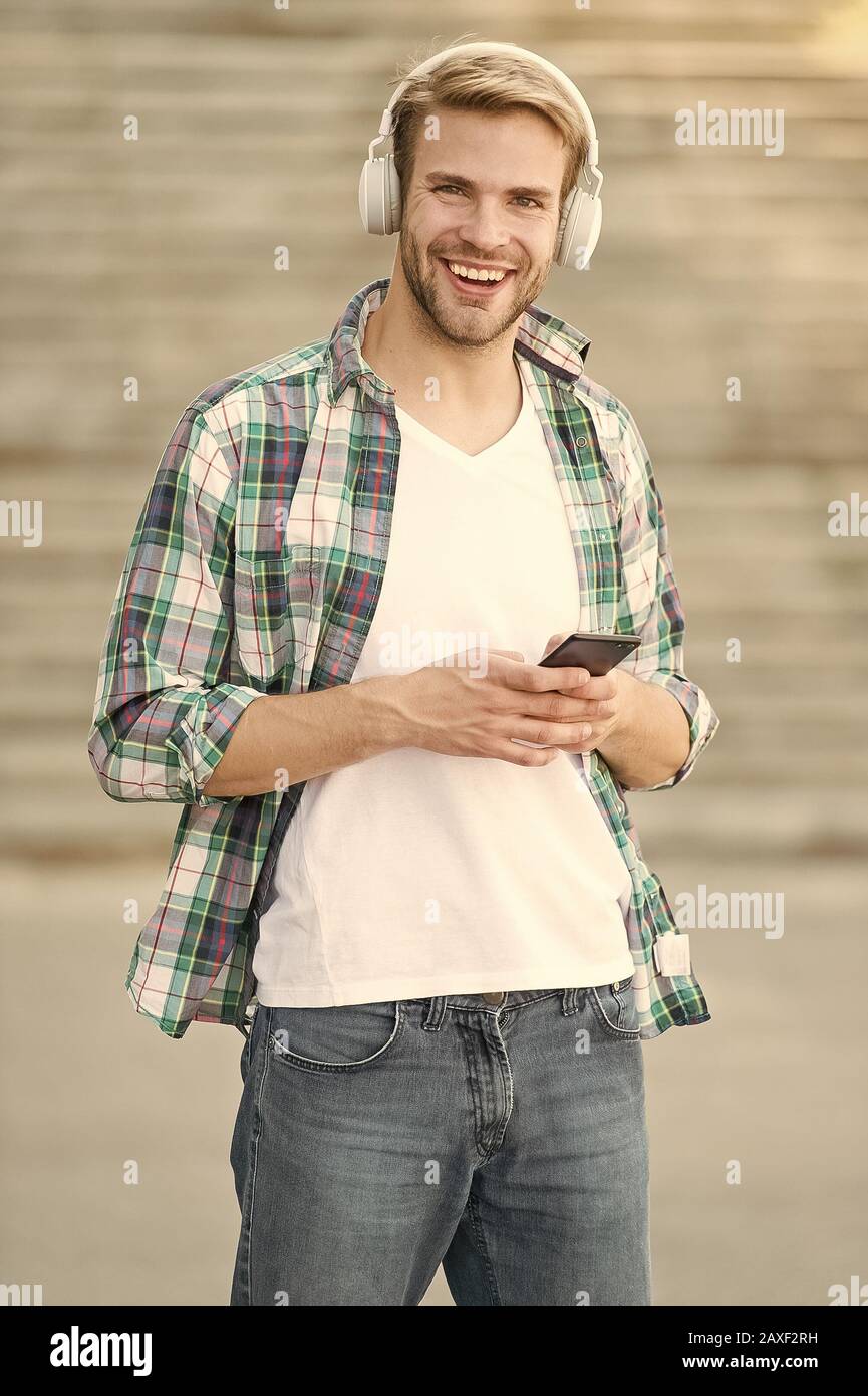 Online learning. Audio book concept. Educational technology use of both ...